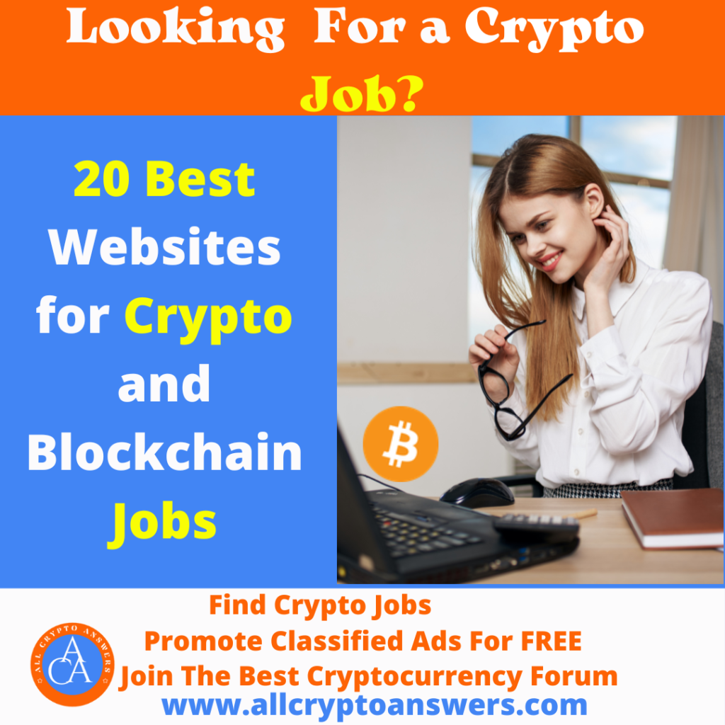 20 Best Websites for Crypto and Blockchain Jobs – Allcryptoanswers